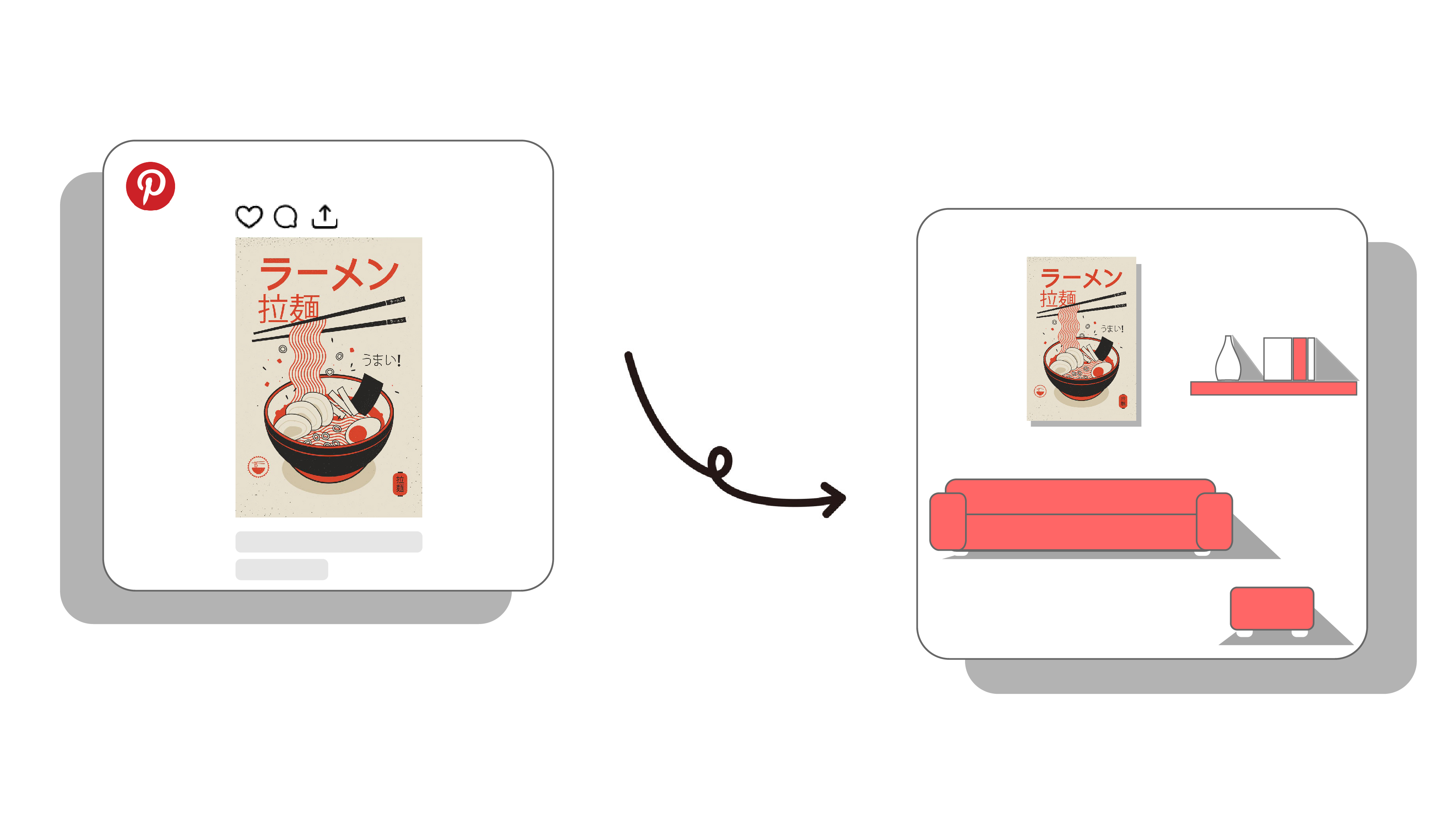 PinWall - Convert Pinterest Pins to Wall Art Posters & Digital Downloads